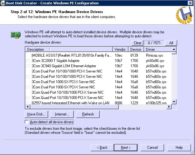 Adding Drivers to WinPE PXE Files in Altiris Deployment Solution ...